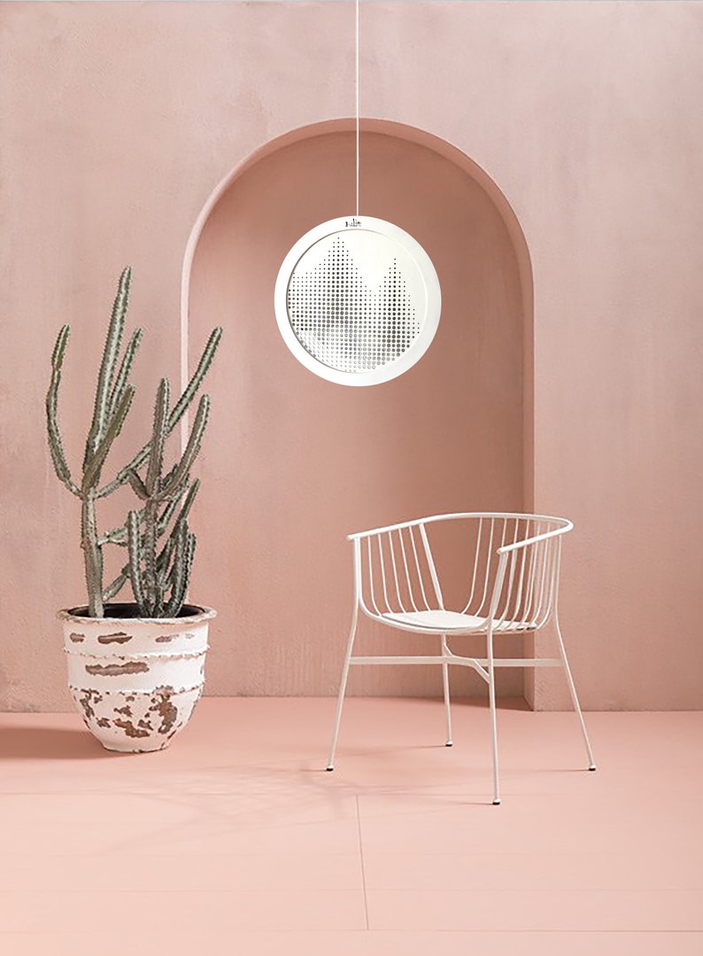 Modern White Pendant Light Minimalist Scandinavian Light - Etsy