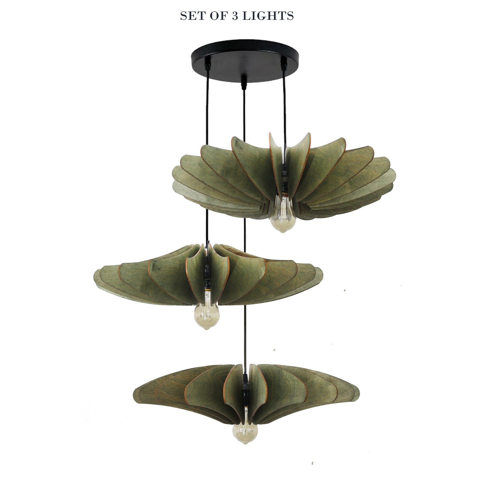 3 Pendant Light Cluster Ceiling Lights Set of 3 Pendant - Etsy