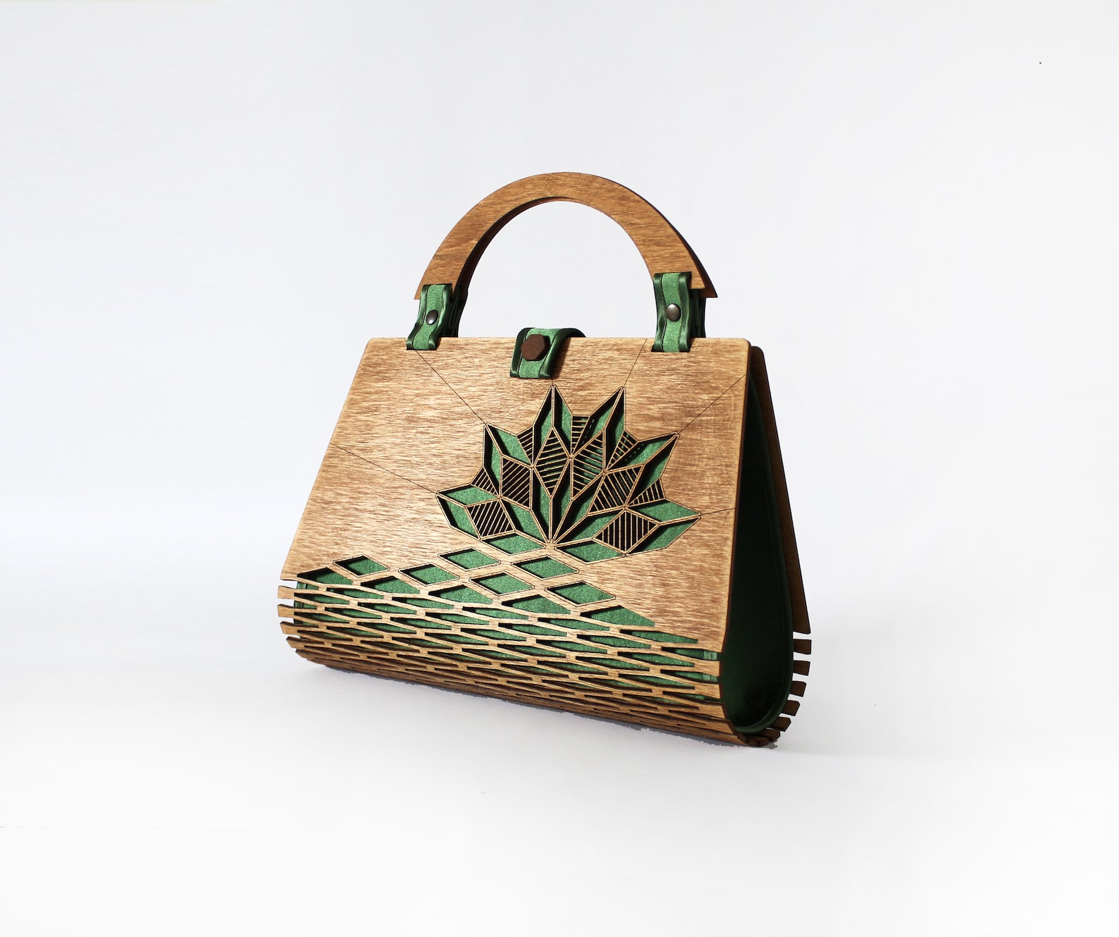 Wooden Hand Bag Silk Bag Evening Bag Wooden Bag Modern - Etsy