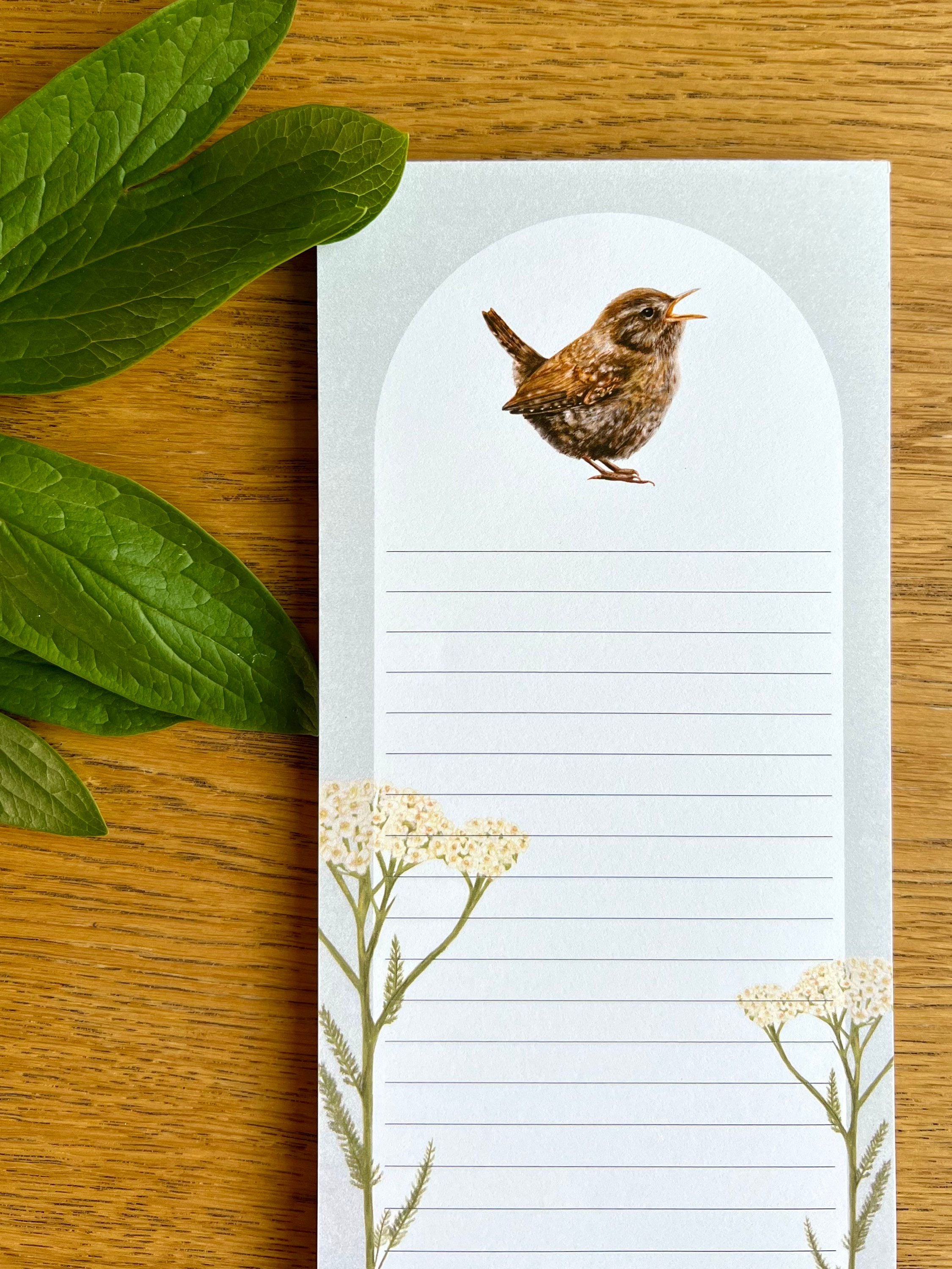 Wren Magnetic Notepad Fridge Pad Bird Notepad Shopping - Etsy