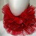 Black Taffeta Jabot Cravat Ruffle Frilly Collar Dracula - Etsy