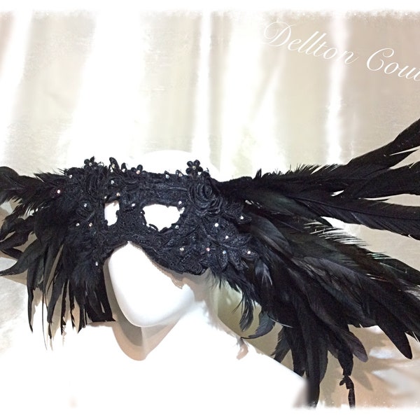 Feather Mask - Etsy
