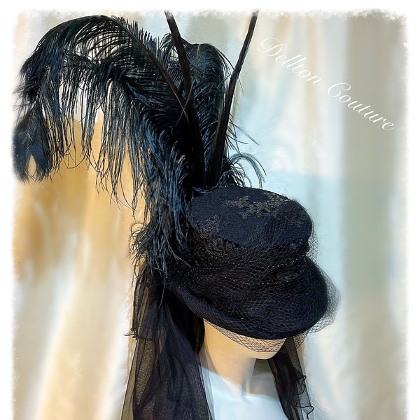 Lace Top Hat - Etsy