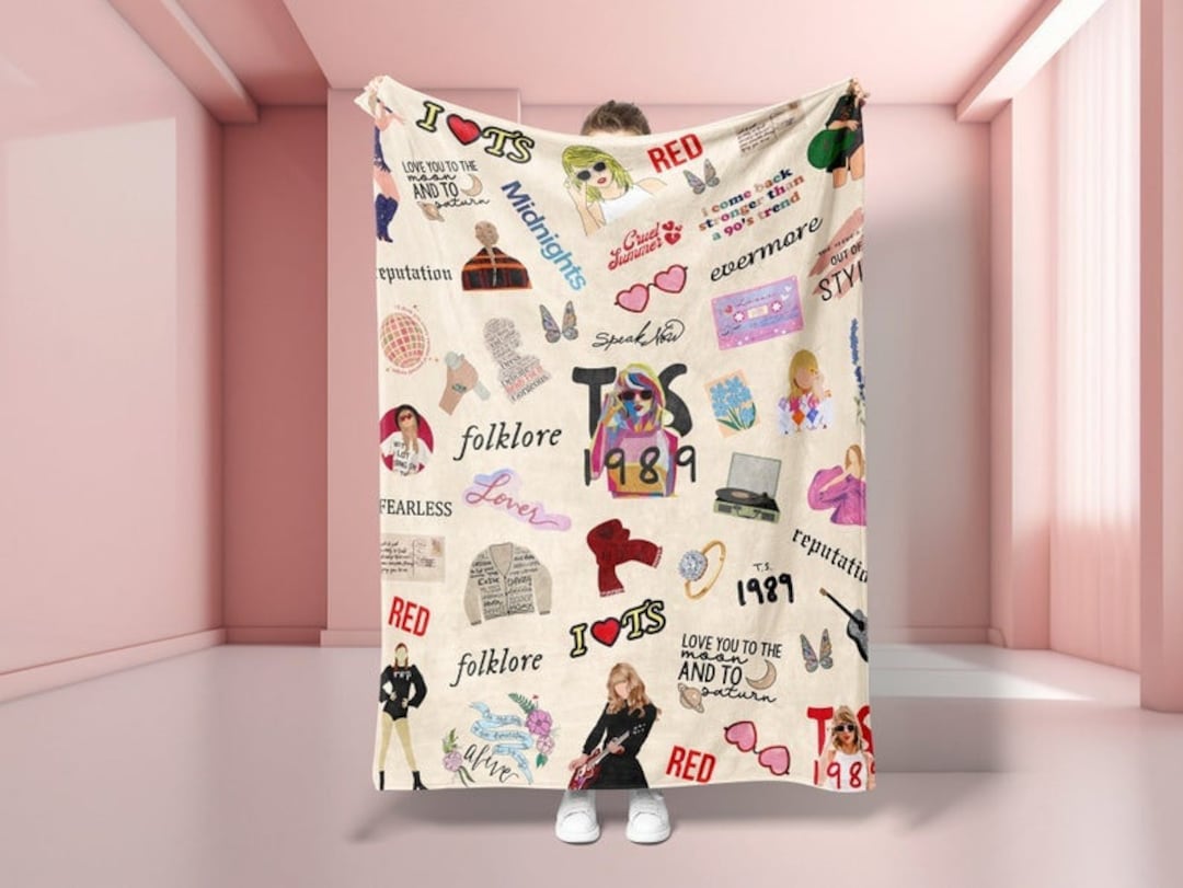 Taylor Swift Celebrities Blanket Blanket Printed Soft Flannel Warm ...