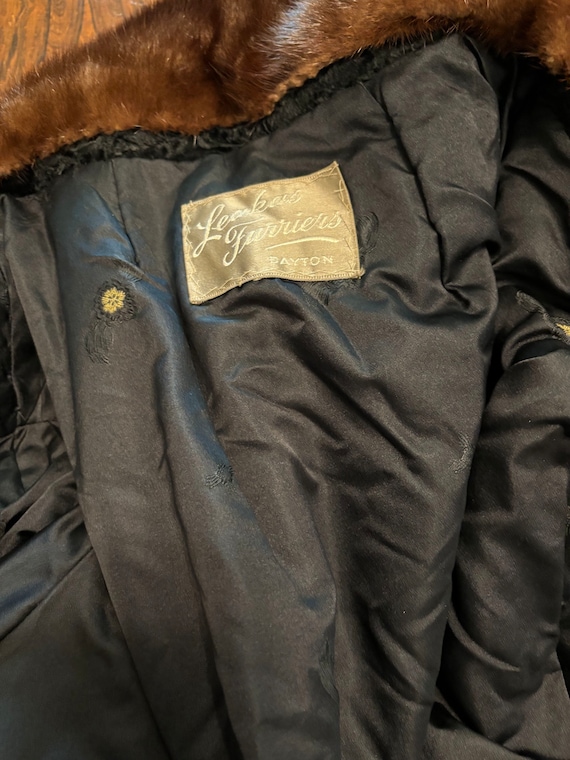 Gorgeous 1950s 1960s Broadtail Persian Lamb Fur Jacke… - Gem