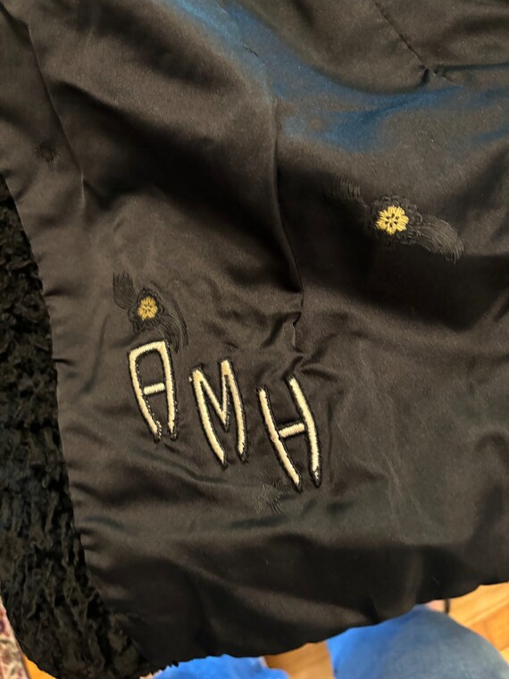 Gorgeous 1950s 1960s Broadtail Persian Lamb Fur Jacke… - Gem