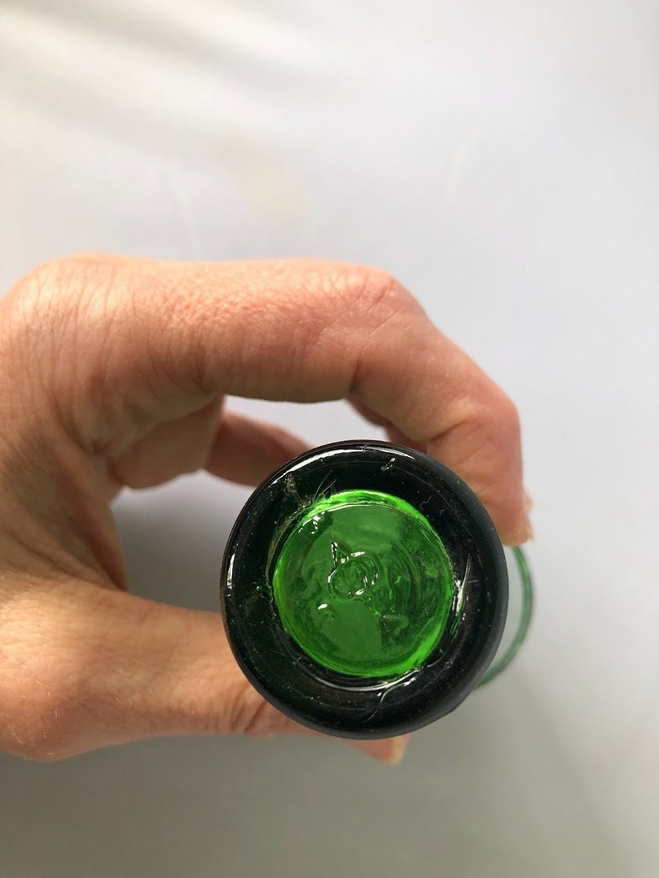 Green Depression Glass Salt Shaker With Zig Zag Pattern - Etsy