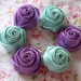 6 Handmade Rolled Roses 1-1/4 Inches in Grape Purple Regal - Etsy