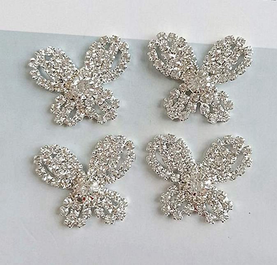 4 Flat Back Pearl Button Flower Button Embellishment (28*24 Mm) LT-75 ...