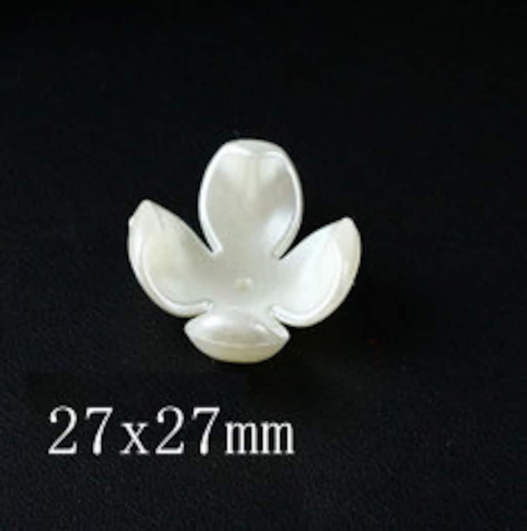 10 Flat Back Pearl Button Shell Button (27x27mm) TTX-003 - Etsy