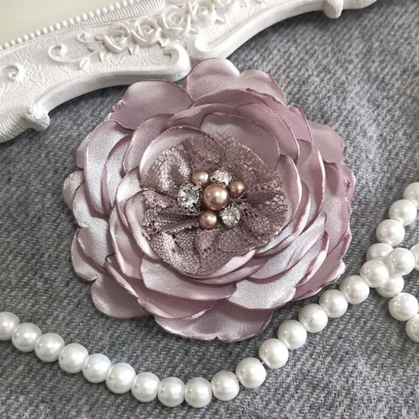 Lace Ribbon Roses - Etsy