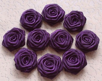 6 Handmade Ribbon Roses 2 Inches and Have Over 150 Colors to - Etsy