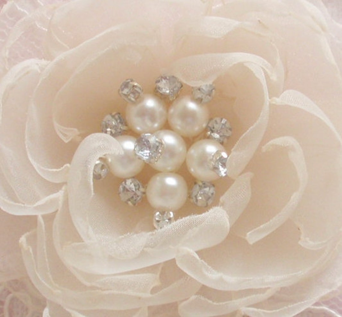 Singed Flower Singed Rose Organza Flower Fabric Flower Fabric Rose