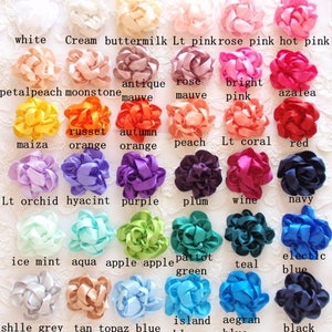 6 Handmade Ribbon Flowers 2-1/2 Inches Over 150 Colors to - Etsy