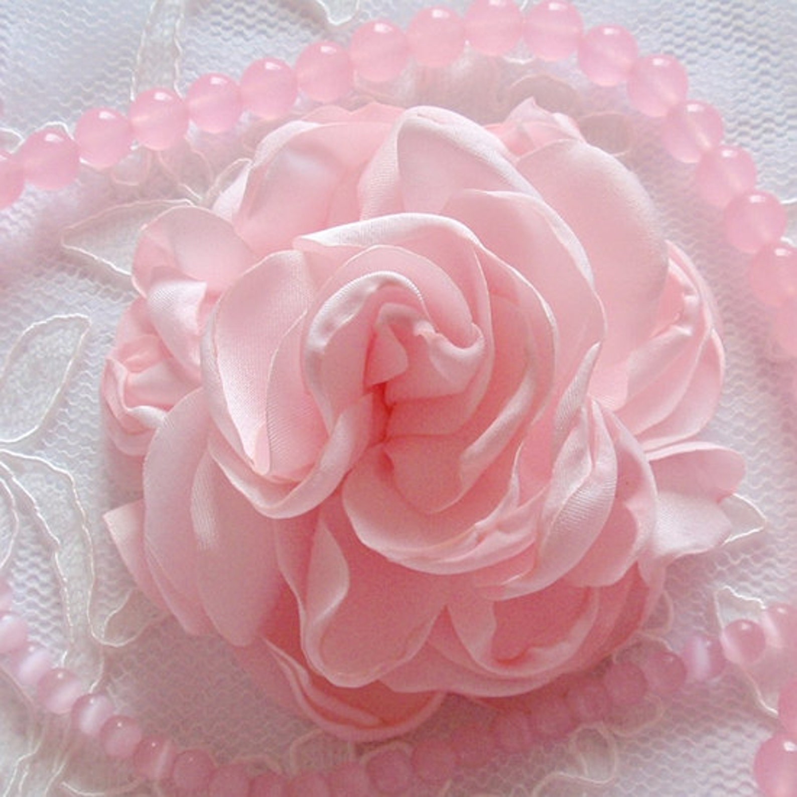 Larger Singed Flower Singed Rose Fabric Flower Fabric Rose Satin Flower ...