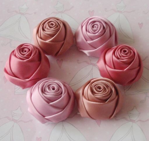 8 Handmade Rolled Roses 1-1/4 Inches in Multicolors Have - Etsy