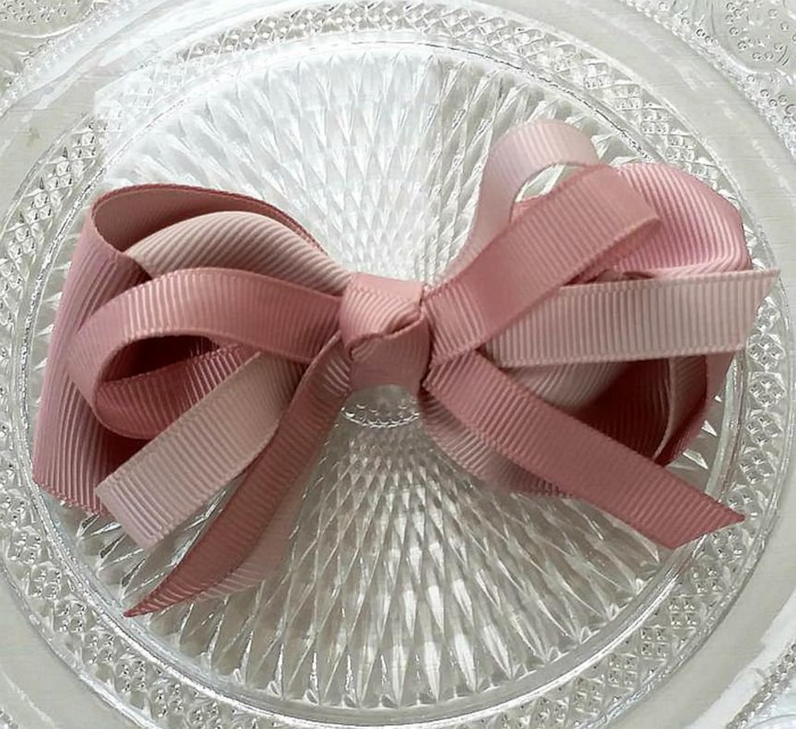 Handmade Grosgrain Ribbon Bow in Carmandy Cameo More Colors to | Etsy