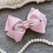 Handmade Ribbon Bow in Pearl Pink (4*3 Inches) More Color to Choose MY ...