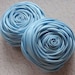 2 Handmade Ribbon Rolled Roses 2.5 Inches in Rose Pink - Etsy
