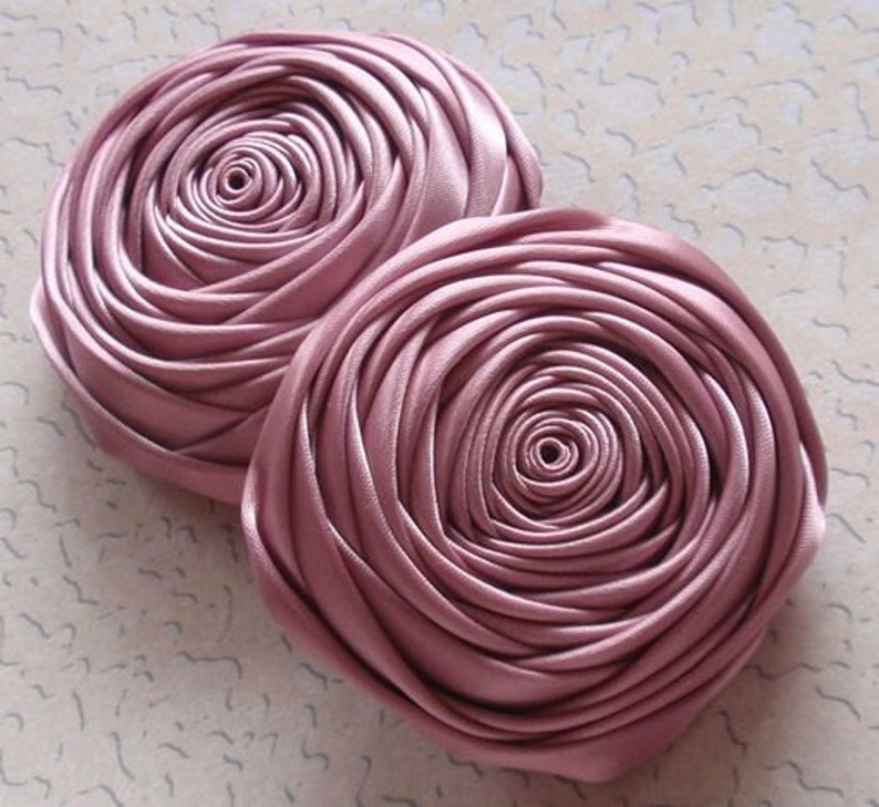 2 Handmade Rolled Roses 2-3/4 Inches in Tulip MY-016 15 - Etsy
