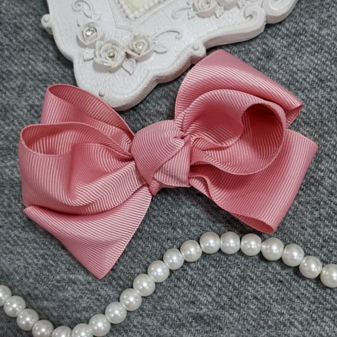 Handmade Grosgrain Ribbon Bow in Sweet Nectar More Colors to Choose ...