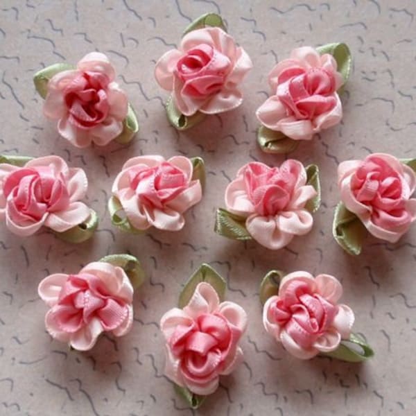 Ribbon Flowers - Etsy