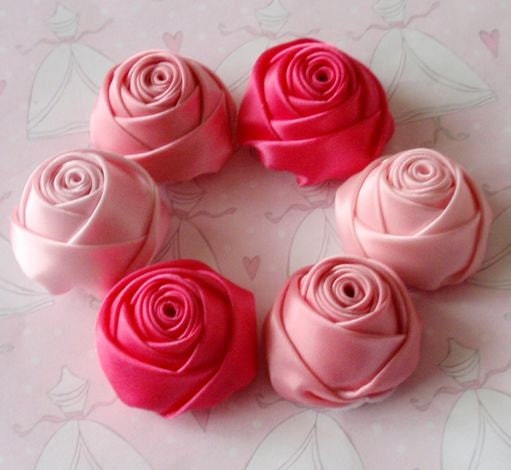 8 Handmade Rolled Roses 1-1/4 Inches in Multicolors Have - Etsy