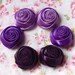6 Handmade Rolled Roses 1-1/4 Inches in Grape Purple Regal - Etsy