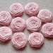 8 Handmade Ribbon Roses 1-1/4 Inches in Cream and Have Over - Etsy