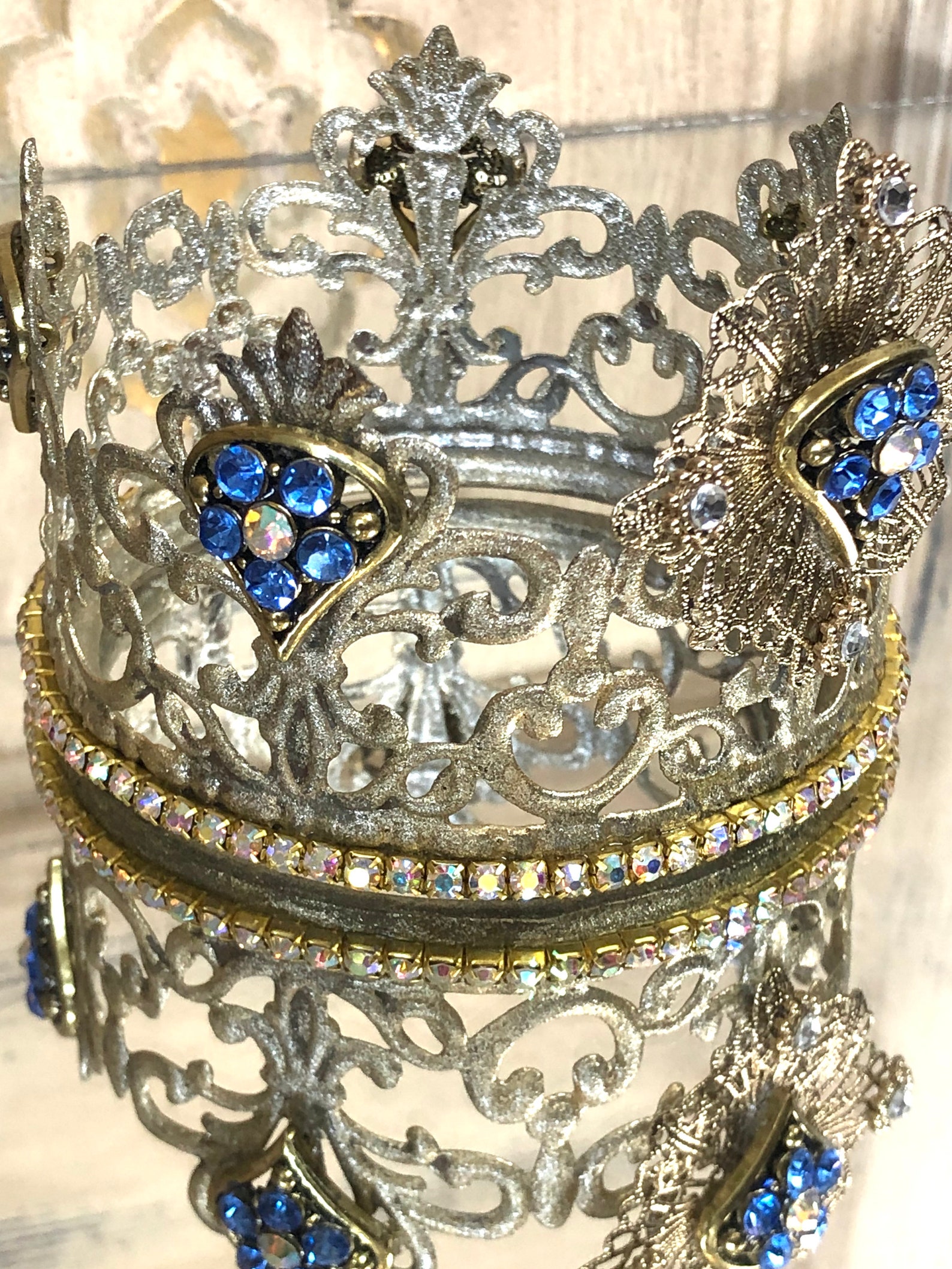 Metal Crown, Crown Decor, French Decor, Farmhouse Decor, Wedding Crown ...