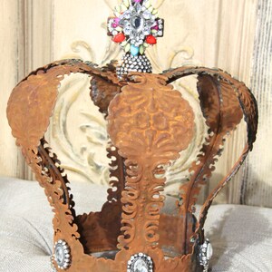 Embellished Metal Crown, Wedding Crown, Crown Decor, Mediterranea ...