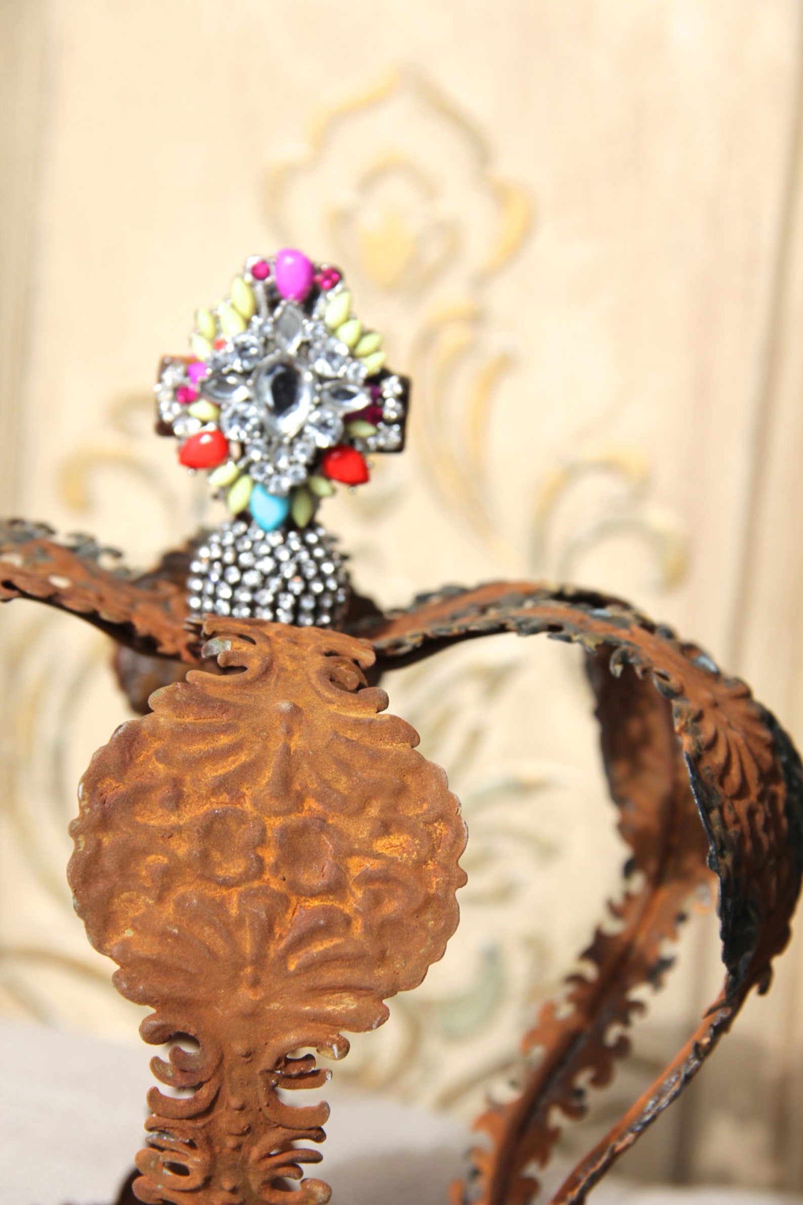 Embellished Metal Crown Wedding Crown Crown Decor | Etsy