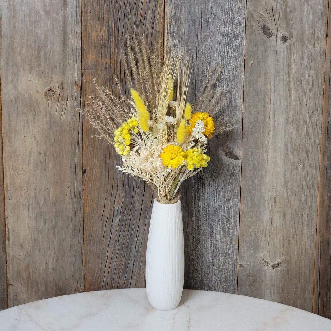 Ochre Dried Flower Bouquet - Etsy