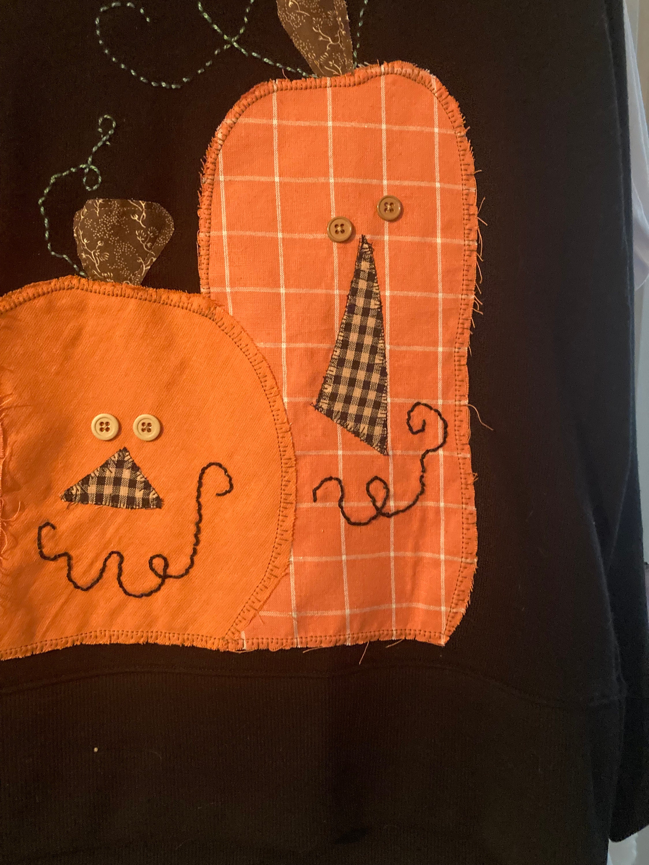 Pumpkin Party Appliqued Sweatshirt - Etsy