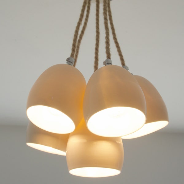 Rope Pendant Light - Etsy