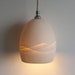 PORCELAIN WAVE PENDANT : Pendant Mood Lighting Lamp | Handmade Unique ...