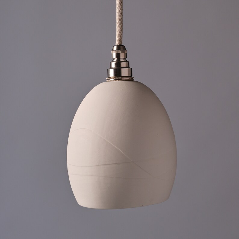 PORCELAIN WAVE PENDANT : Pendant Mood Lighting Lamp | Handmade Unique ...