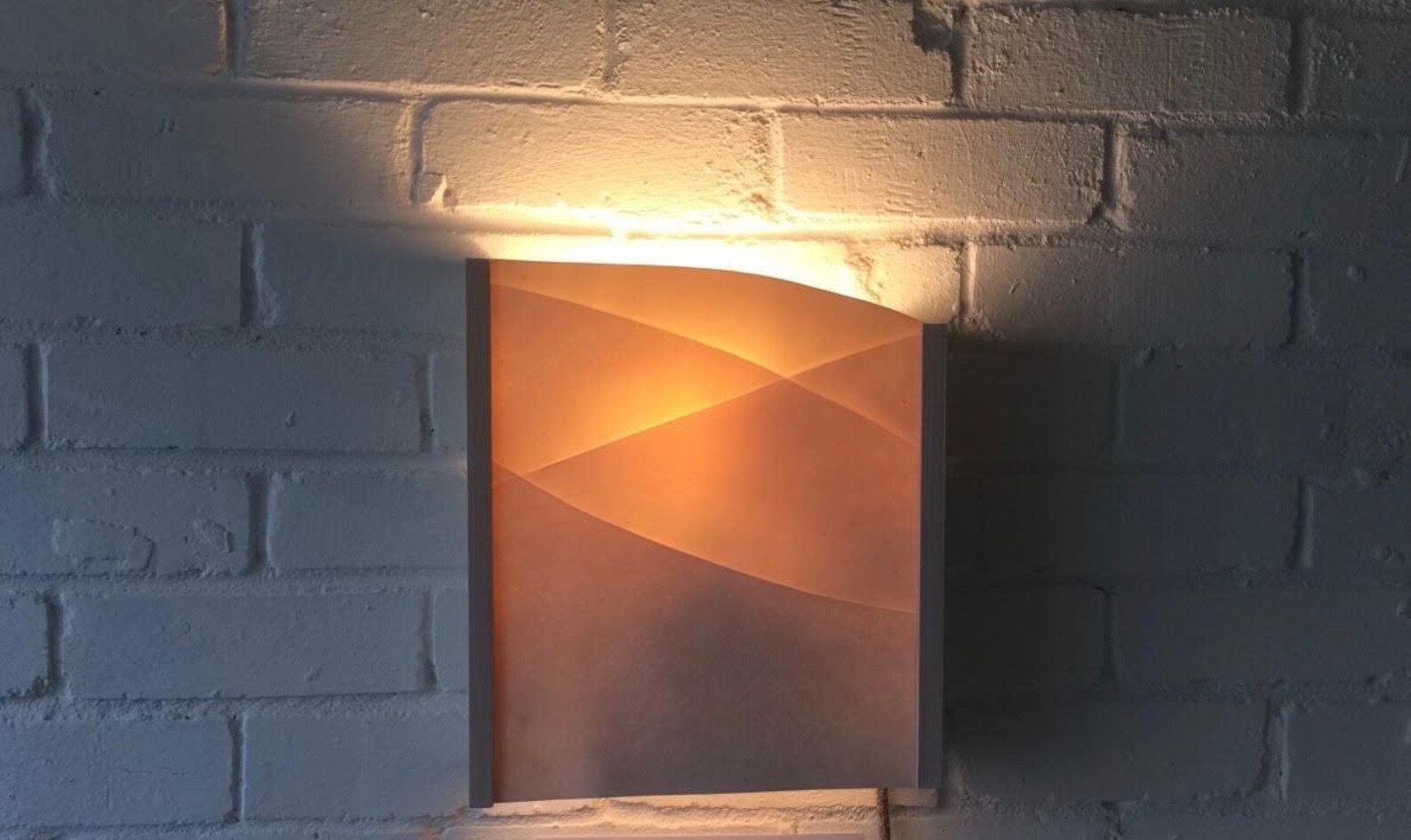Porcelain Wash Wave Design Wave Wall Light - Etsy