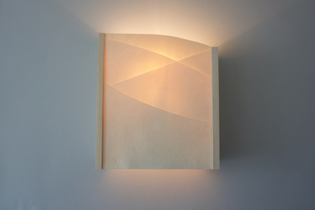 Porcelain Wash Wave Design Wave Wall Light - Etsy