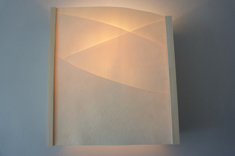 Porcelain Wash Wave Design Wave Wall Light - Etsy
