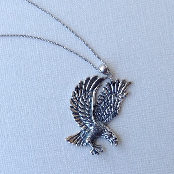 Eagle Necklace - Etsy