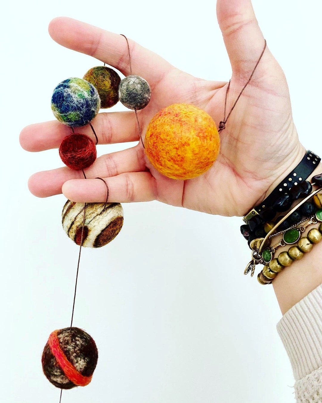 Solar System Garland, Small Sized Planets, Space, the Sun ...