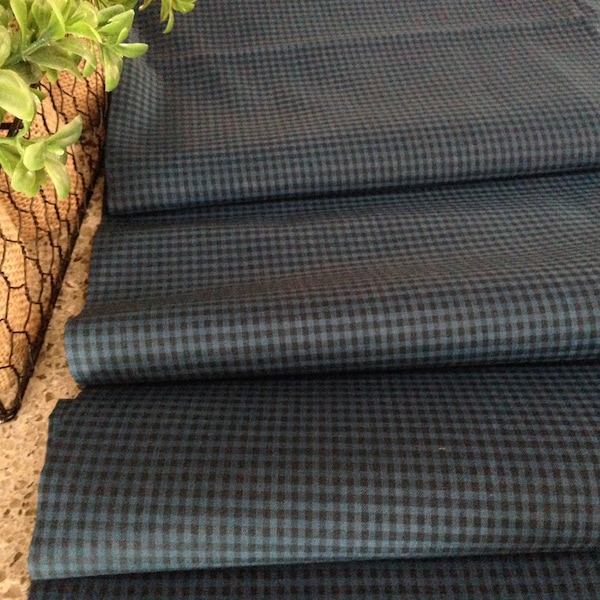 Light Blue Checked Fabric - Etsy