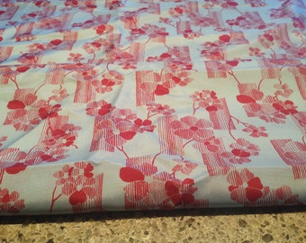 Red Gray Fabric - Etsy