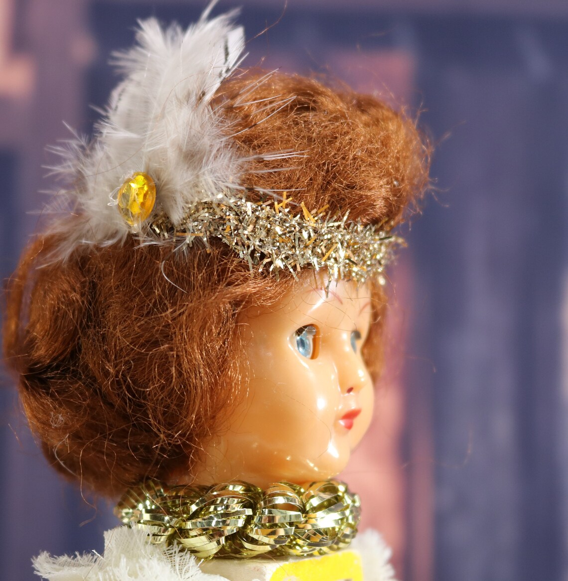 Mixed Media Folk Art Upcycled Vintage Doll Wood Blocks Jello - Etsy