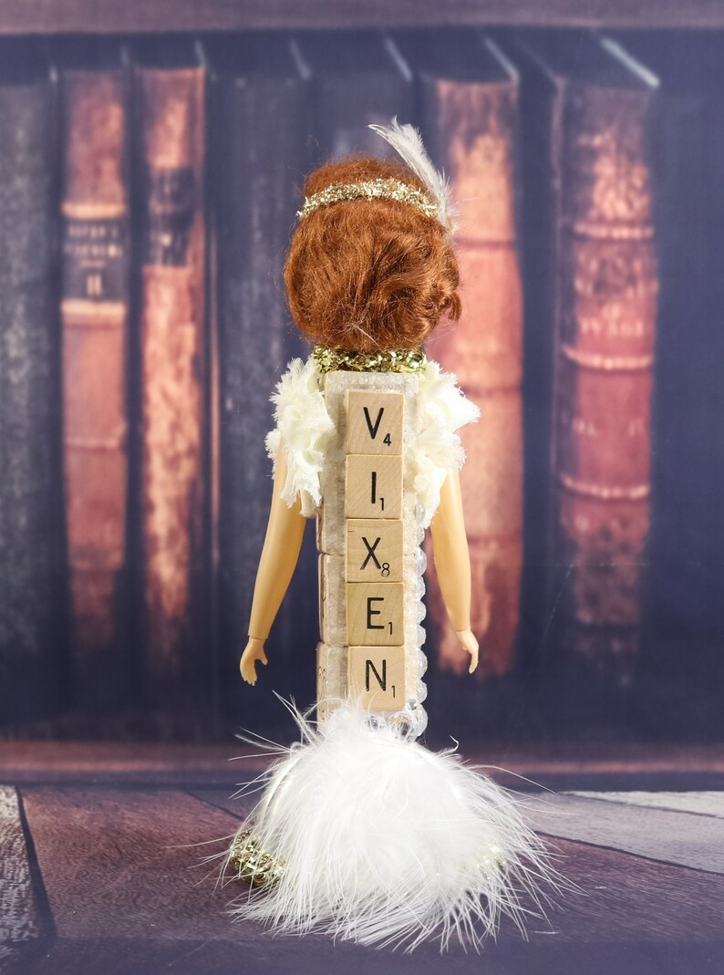 Mixed Media Folk Art Upcycled Vintage Doll Wood Blocks Jello - Etsy