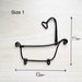 Handmade (black Pictured) Wire Bathroom, Bath Tub Wall/door Sign. Wire ...