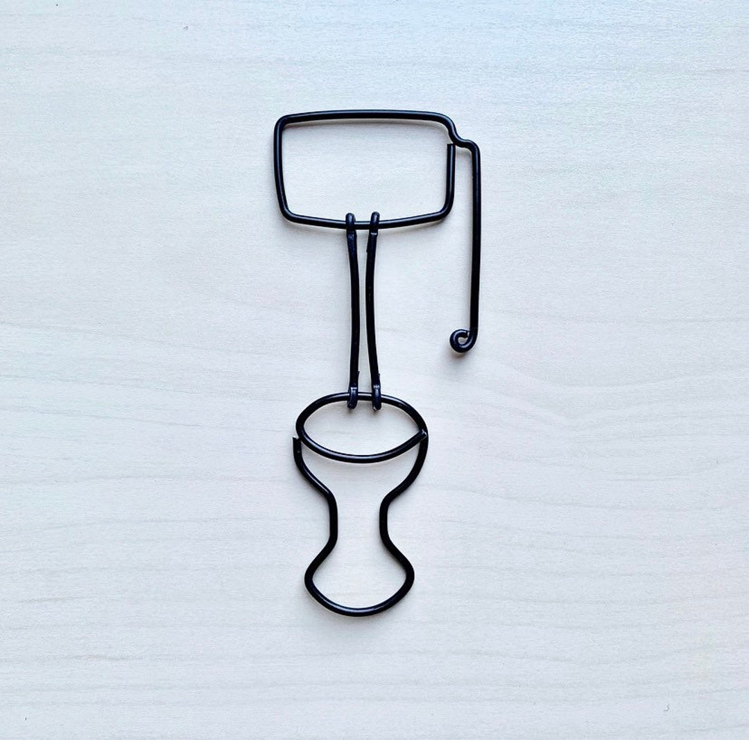 Handmade (black Pictured) Wire Bathroom, Toilet Wall/door Sign. Wire ...