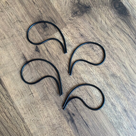 Handmade black pictured wire splashes set of 4 . Fun | Etsy
