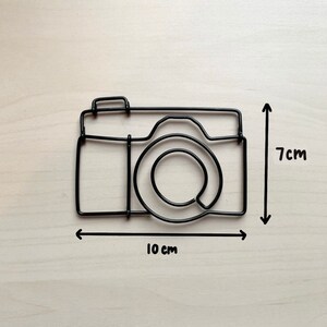 Handmade (black Pictured) Wire Camera. Fun, Home, Housewarming, Wedding ...